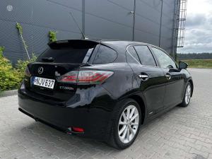 Melns Lexus CT 200h 2011 Viļņa, ar dzinēja tilpumu 1.80 L un nobraukumu 264 tūkst. km par 7999 €, foto 7 vietnē AUTOMOTO.COM.LV