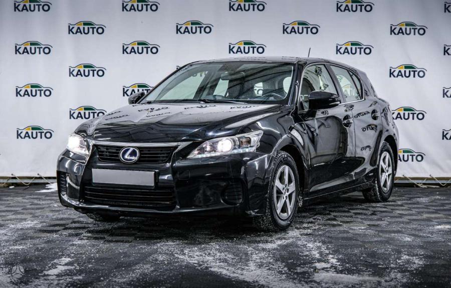 Melns Lexus CT 200h 2013 Kauņa, ar dzinēja tilpumu 1.80 L un nobraukumu 312 tūkst. km par 8990 €, foto 1 vietnē AUTOMOTO.COM.LV