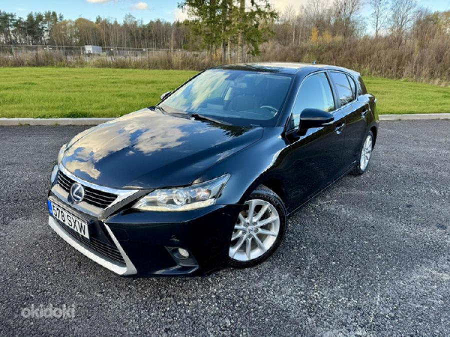 Melns Lexus CT 200h 2014 Tallina, ar dzinēja tilpumu 1.80 L un nobraukumu 320 tūkst. km par 9999 €, foto 1 vietnē AUTOMOTO.COM.LV