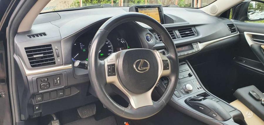 Melns Lexus CT 200h 2011 Kauņa, ar dzinēja tilpumu 1.80 L un nobraukumu 270 tūkst. km par 7390 €, foto 22 vietnē AUTOMOTO.COM.LV