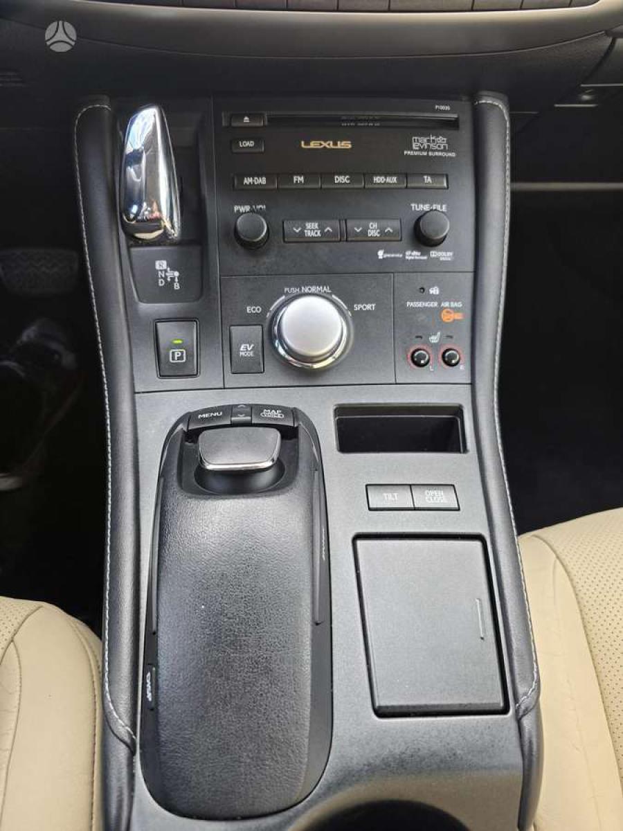 Zils Lexus CT 200h 2011 Viļņa, ar dzinēja tilpumu 1.80 L un nobraukumu 274 tūkst. km par 7950 €, foto 23 vietnē AUTOMOTO.COM.LV