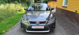 Grey Lexus CT 200h 2014 in Vilnius, with an engine capacity of 1.80 L and mileage of 189 thousand km for 12900 €, photo 5 on AUTOMOTO.COM.LV
