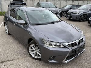 Grey Lexus CT 200h 2015 in Vilnius, with an engine capacity of 1.80 L and mileage of 195 thousand km for 11200 €, photo 6 on AUTOMOTO.COM.LV