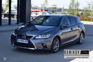 Grey Lexus CT 200h 2016 in Vilnius, with an engine capacity of 1.80 L and mileage of 273 thousand km for 10600 €, photo  on AUTOMOTO.COM.LV