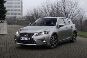 Grey Lexus CT 200h 2018 in Vilnius, with an engine capacity of 1.80 L and mileage of 62 thousand km for 14700 €, photo  on AUTOMOTO.COM.LV
