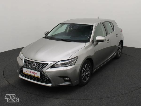 Grey Lexus CT 200h 2018 in Vilnius, with an engine capacity of 1.80 L and mileage of 207 thousand km for 14999 €, photo 1 on AUTOMOTO.COM.LV