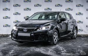 Lexus CT 200h 2013 Kauņa, ar dzinēja tilpumu 1.80 L un nobraukumu 312 tūkst. km par 8990 €, foto  vietnē AUTOMOTO.COM.LV