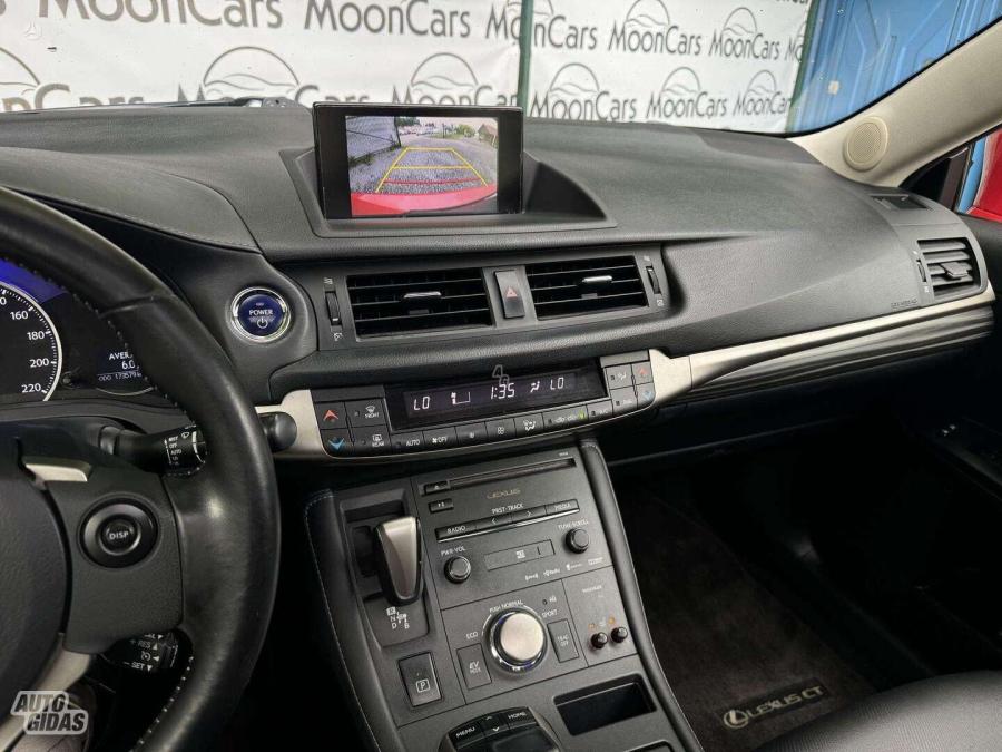 Lexus CT 200h 2015 Viļņa, ar dzinēja tilpumu 1.80 L un nobraukumu 174 tūkst. km par 12300 €, foto 19 vietnē AUTOMOTO.COM.LV