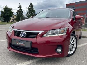 Red Lexus CT 200h 2012 in Vilnius, with an engine capacity of 1.80 L and mileage of 281 thousand km for 7600 €, photo 8 on AUTOMOTO.COM.LV