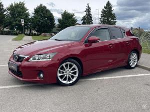Red Lexus CT 200h 2012 in Vilnius, with an engine capacity of 1.80 L and mileage of 282 thousand km for 7950 €, photo  on AUTOMOTO.COM.LV