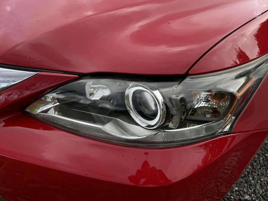 Sarkans Lexus CT 200h 2015 Viļņa, ar dzinēja tilpumu 1.80 L un nobraukumu 174 tūkst. km par 11999 €, foto 22 vietnē AUTOMOTO.COM.LV