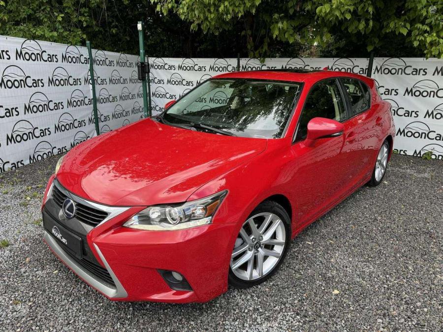 Sarkans Lexus CT 200h 2015 Viļņa, ar dzinēja tilpumu 1.80 L un nobraukumu 174 tūkst. km par 11999 €, foto 1 vietnē AUTOMOTO.COM.LV