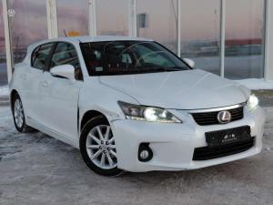 White Lexus CT 200h 2011 in Vilnius, with an engine capacity of 1.80 L and mileage of 290 thousand km for 8500 €, photo  on AUTOMOTO.COM.LV