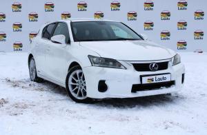 Balts Lexus CT 200h 2012 Viļņa, ar dzinēja tilpumu 1.80 L un nobraukumu 214 tūkst. km par 9290 €, foto 2 vietnē AUTOMOTO.COM.LV
