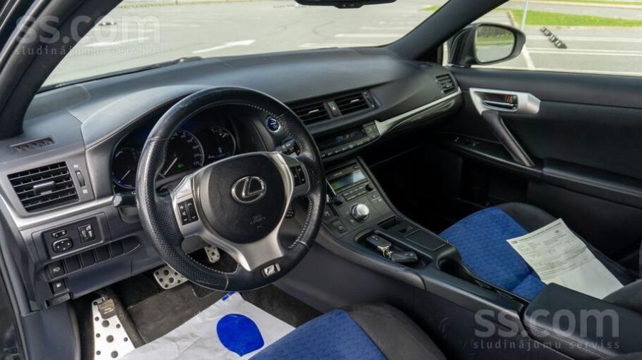 Melns Lexus CT 2012 Rīga, ar dzinēja tilpumu 1.80 L un nobraukumu 224 tūkst. km par 8190 €, foto 11 vietnē AUTOMOTO.COM.LV
