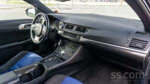 Melns Lexus CT 2012 Rīga, ar dzinēja tilpumu 1.80 L un nobraukumu 224 tūkst. km par 8190 €, foto 12 vietnē AUTOMOTO.COM.LV