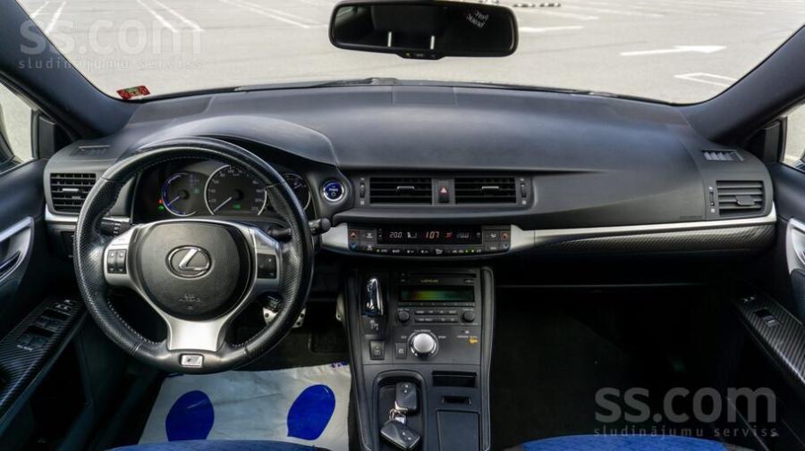 Melns Lexus CT 2012 Rīga, ar dzinēja tilpumu 1.80 L un nobraukumu 224 tūkst. km par 8190 €, foto 13 vietnē AUTOMOTO.COM.LV