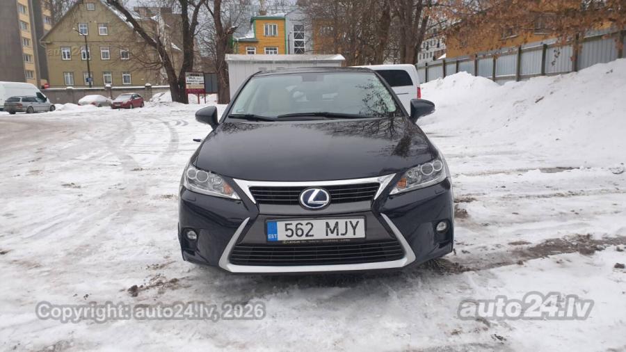 Black Lexus CT 2015 in Tallinn, with an engine capacity of 1.80 L and mileage of 125 thousand km for 12999 €, photo 2 on AUTOMOTO.COM.LV