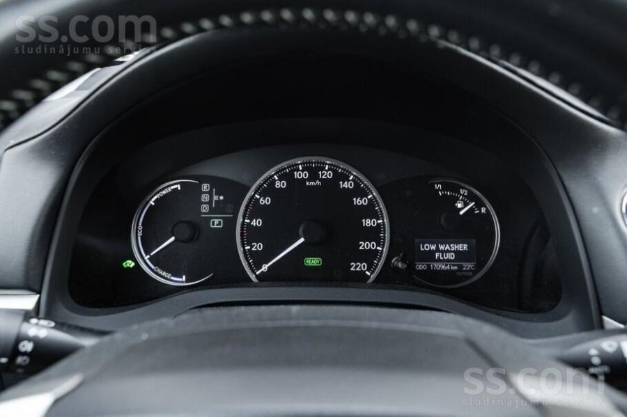 Melns Lexus CT 2015 Rīga, ar dzinēja tilpumu 1.80 L un nobraukumu 171 tūkst. km par 11600 €, foto 12 vietnē AUTOMOTO.COM.LV