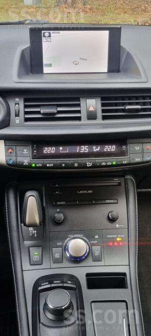 Melns Lexus CT 2017 Ogre, ar dzinēja tilpumu 1.80 L un nobraukumu 153 tūkst. km par 13400 €, foto 28 vietnē AUTOMOTO.COM.LV
