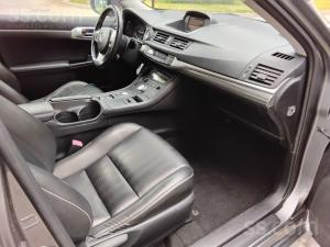 Grey Lexus CT 2013 in Riga, with an engine capacity of 1.80 L and mileage of 257 thousand km for 8850 €, photo 15 on AUTOMOTO.COM.LV