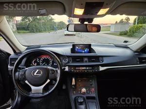 Grey Lexus CT 2015 in Riga, with an engine capacity of 1.80 L and mileage of 107 thousand km for 12200 €, photo 13 on AUTOMOTO.COM.LV