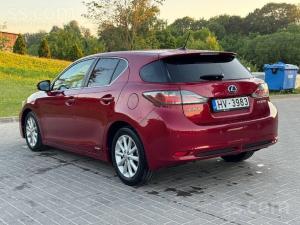 Sarkans Lexus CT 2012 Rīga, ar dzinēja tilpumu 1.80 L un nobraukumu 250 tūkst. km par 8250 €, foto 4 vietnē AUTOMOTO.COM.LV