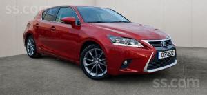 Red Lexus CT 2014 in Riga, with an engine capacity of 1.80 L and mileage of 85 thousand km for 11900 €, photo  on AUTOMOTO.COM.LV