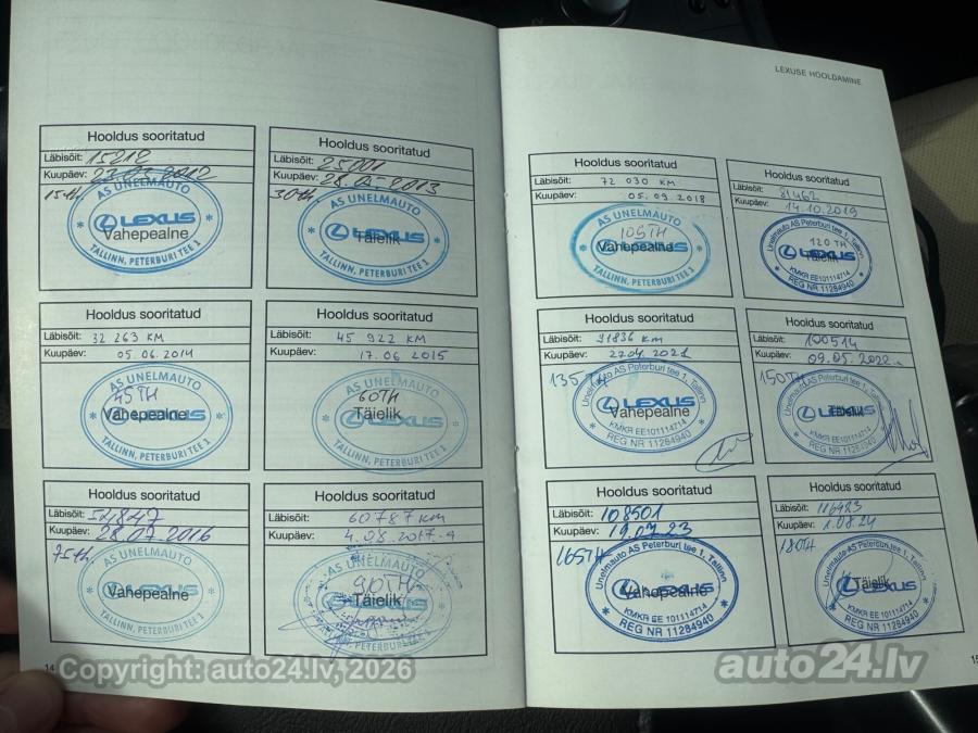 Белый Лексус СТ 2011 в Таллин, объемом двигателя 1.80 л и пробегом 169 тыс. км за 9490 €, фото 16 на AUTOMOTO.COM.LV