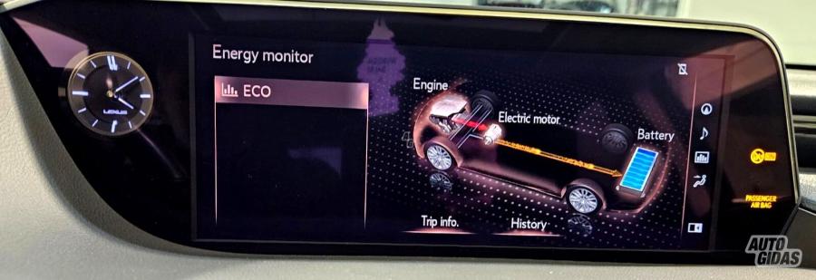 Melns Lexus ES 300 H 2021 Marijampole, ar dzinēja tilpumu 2.50 L un nobraukumu 276 tūkst. km par 20990 €, foto 22 vietnē AUTOMOTO.COM.LV
