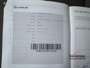 Melns Lexus ES 300 H 2022 Viļņa, ar dzinēja tilpumu 2.50 L un nobraukumu 169 tūkst. km par 27500 €, foto 33 vietnē AUTOMOTO.COM.LV
