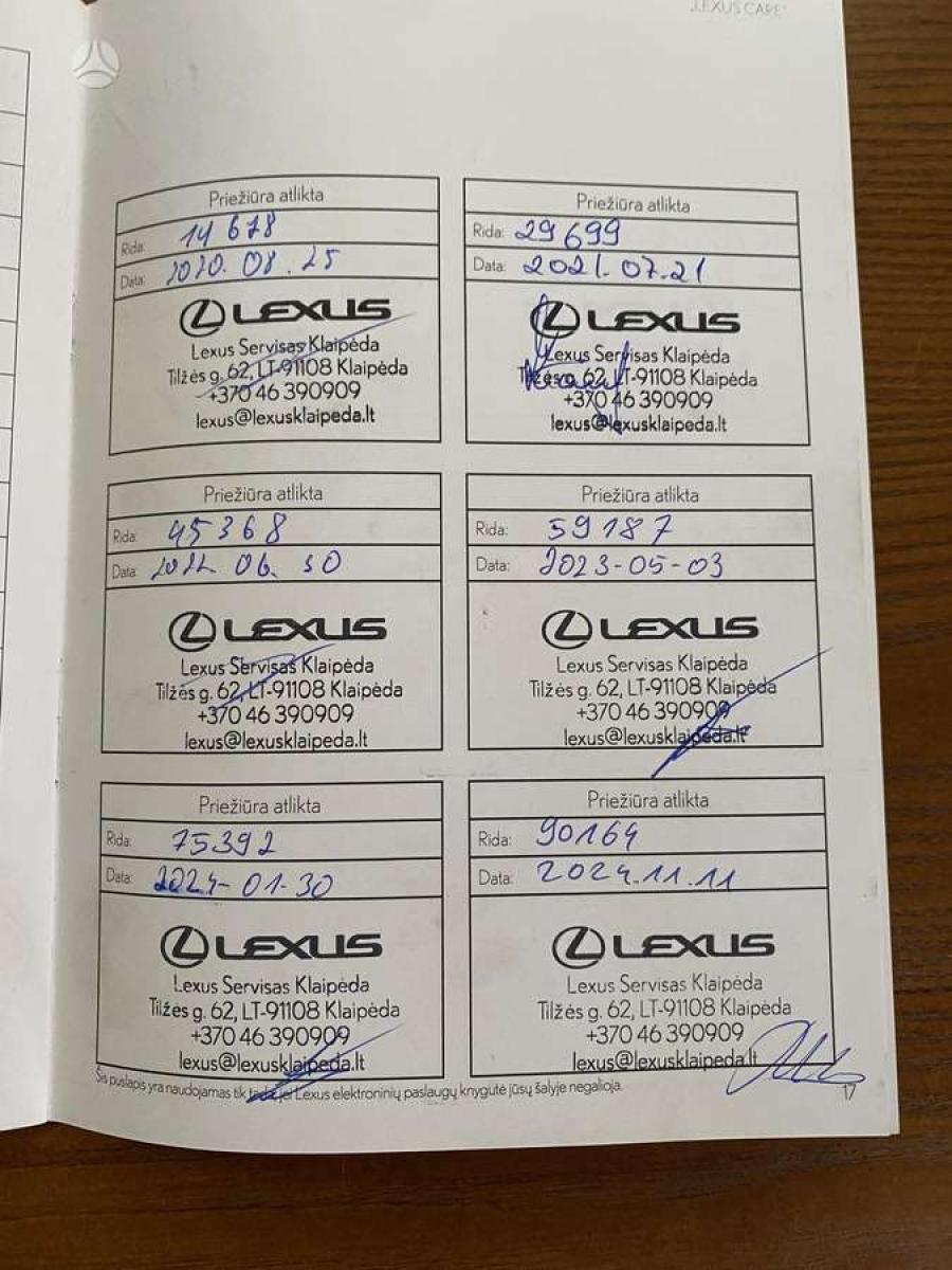 Brown Lexus ES 300 H 2019 in Klaipeda, with an engine capacity of 2.49 L and mileage of 121 thousand km for 24750 €, photo 28 on AUTOMOTO.COM.LV