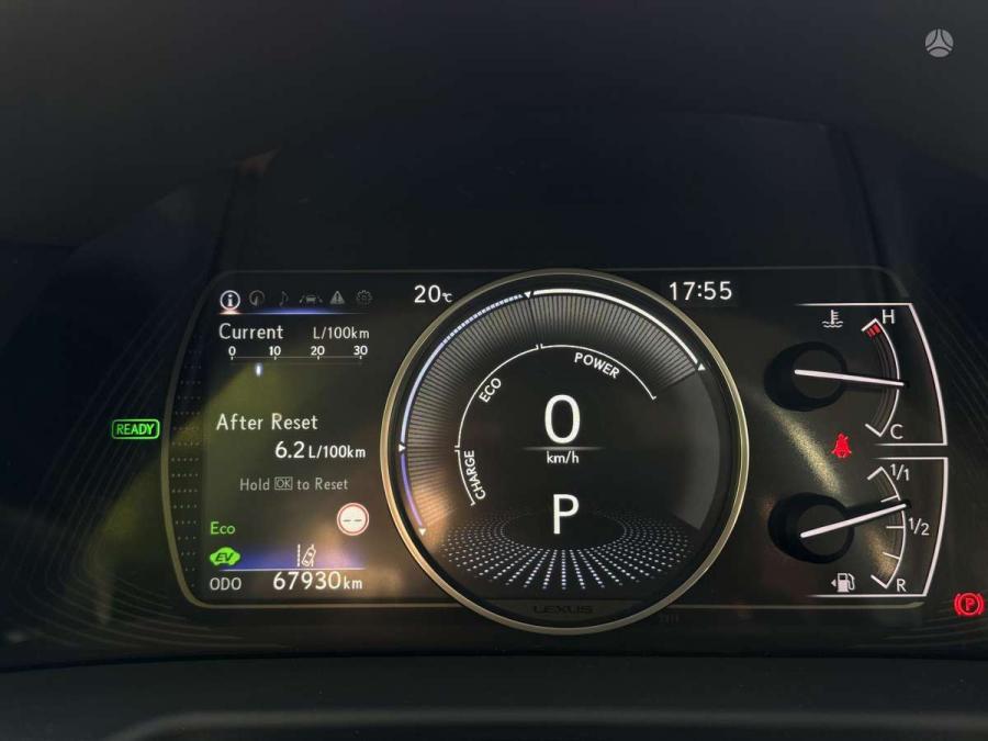 Pelēks Lexus ES 300 H 2022 Viļņa, ar dzinēja tilpumu 2.49 L un nobraukumu 67 tūkst. km par 35000 €, foto 8 vietnē AUTOMOTO.COM.LV