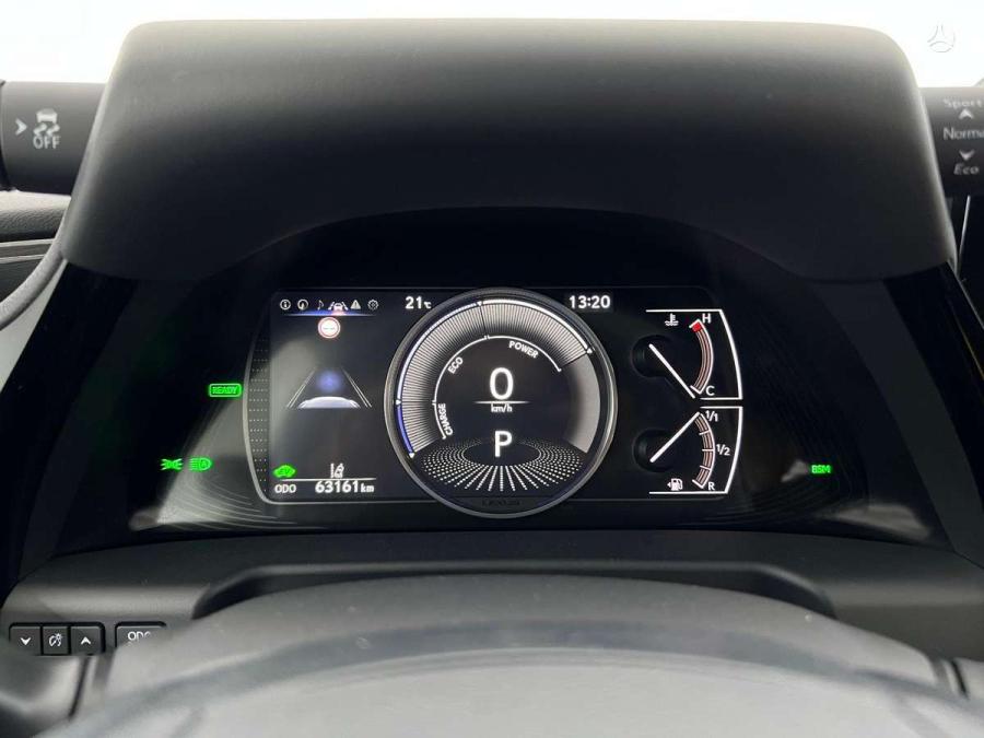 Grey Lexus ES 300 H 2024 in Vilnius, with an engine capacity of 2.49 L and mileage of 63 thousand km for 42900 €, photo 14 on AUTOMOTO.COM.LV
