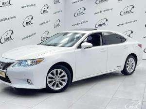 White Lexus ES 300 H 2015 in Vilnius, with an engine capacity of 2.49 L and mileage of 161 thousand km for 12900 €, photo  on AUTOMOTO.COM.LV