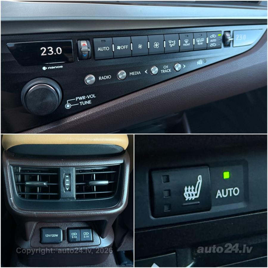 Grey Lexus ES 2020 in Tallinn, with an engine capacity of 2.50 L and mileage of 104 thousand km for 29900 €, photo 17 on AUTOMOTO.COM.LV