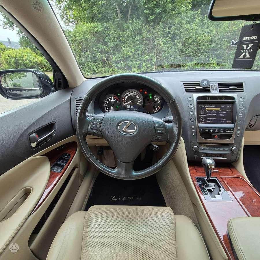 Black Lexus GS 300h 2005 in Kaunas, with an engine capacity of 3.00 L and mileage of 141 thousand km for 8000 €, photo 22 on AUTOMOTO.COM.LV