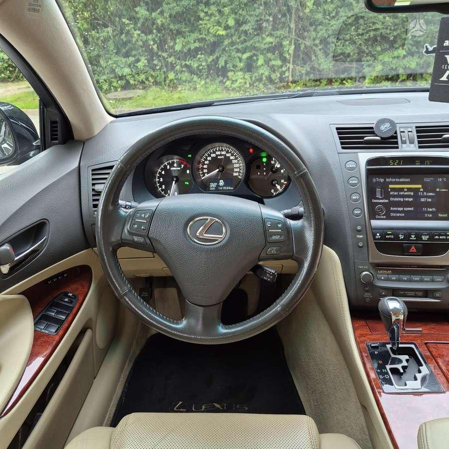 Black Lexus GS 300h 2005 in Kaunas, with an engine capacity of 3.00 L and mileage of 141 thousand km for 8000 €, photo 23 on AUTOMOTO.COM.LV
