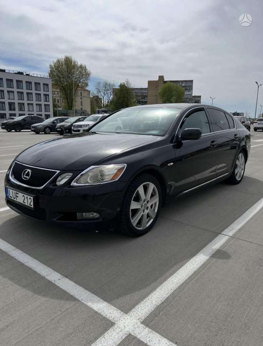 Melns Lexus GS 300h 2006 Viļņa, ar dzinēja tilpumu 3.00 L un nobraukumu 348 tūkst. km par 4300 €, foto 1 vietnē AUTOMOTO.COM.LV