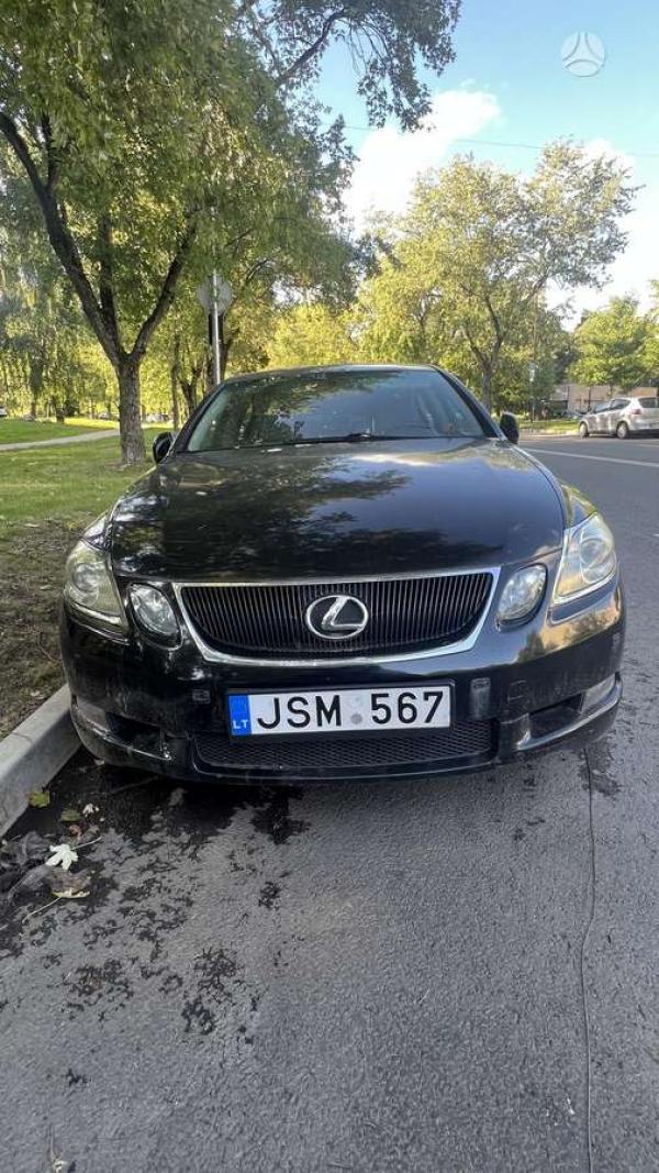 Black Lexus GS 300h 2006 in Vilnius, with an engine capacity of 3.00 L and mileage of 0 thousand km for 1567 €, photo 3 on AUTOMOTO.COM.LV