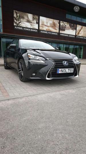 Melns Lexus GS 300h 2016 Šauļi, ar dzinēja tilpumu 2.50 L un nobraukumu 350 tūkst. km par 16000 €, foto  vietnē AUTOMOTO.COM.LV
