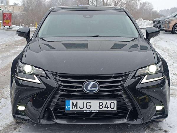 Black Lexus GS 300h 2017 in Vilnius, with an engine capacity of 2.50 L and mileage of 362 thousand km for 15900 €, photo 7 on AUTOMOTO.COM.LV
