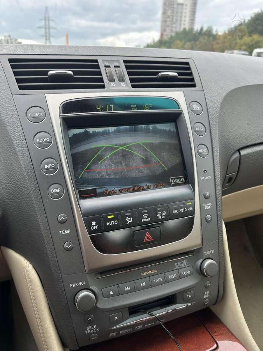 Синий Лексус GS 300h 2007 в Вильнюс, объемом двигателя 3.00 л и пробегом 268 тыс. км за 1850 €, фото 17 на AUTOMOTO.COM.LV