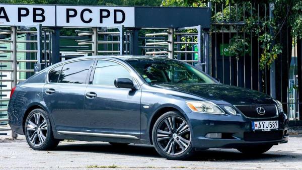 Grey Lexus GS 300h 2008 in Vilnius, with an engine capacity of 3.00 L and mileage of 343 thousand km for 3600 €, photo 1 on AUTOMOTO.COM.LV