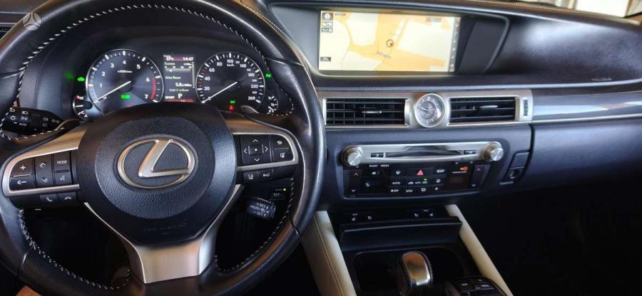 Pelēks Lexus GS 300h 2016 Viļņa, ar dzinēja tilpumu 2.49 L un nobraukumu 298 tūkst. km par 17300 €, foto 13 vietnē AUTOMOTO.COM.LV