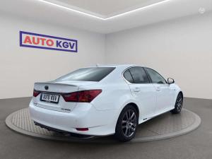 White Lexus GS 300h 2014 in Kaunas, with an engine capacity of 2.50 L and mileage of 148 thousand km for 14499 €, photo 6 on AUTOMOTO.COM.LV