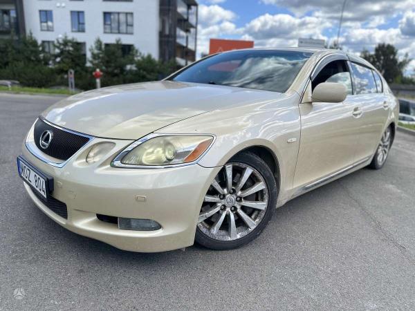 Yellow Lexus GS 300h 2006 in Vilnius, with an engine capacity of 3.00 L and mileage of 259 thousand km for 1750 €, photo 2 on AUTOMOTO.COM.LV