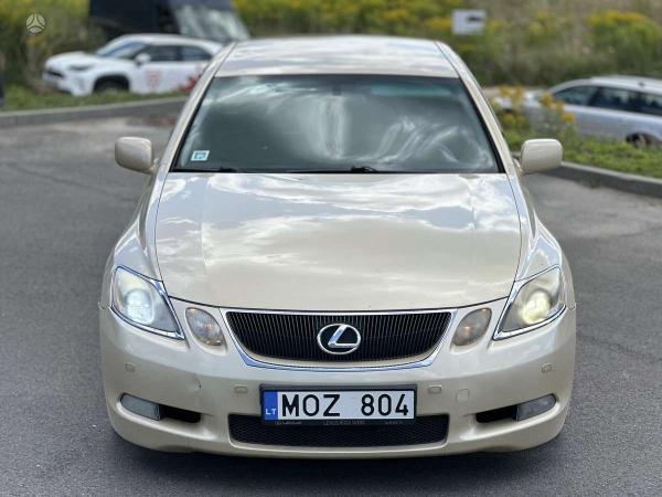 Yellow Lexus GS 300h 2006 in Vilnius, with an engine capacity of 3.00 L and mileage of 259 thousand km for 1750 €, photo 4 on AUTOMOTO.COM.LV