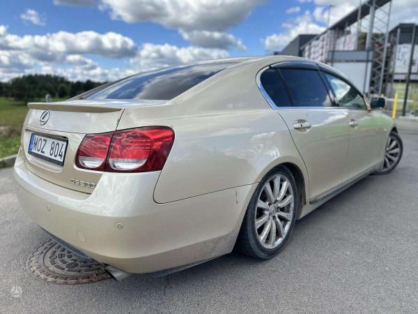 Yellow Lexus GS 300h 2006 in Vilnius, with an engine capacity of 3.00 L and mileage of 259 thousand km for 1750 €, photo 8 on AUTOMOTO.COM.LV