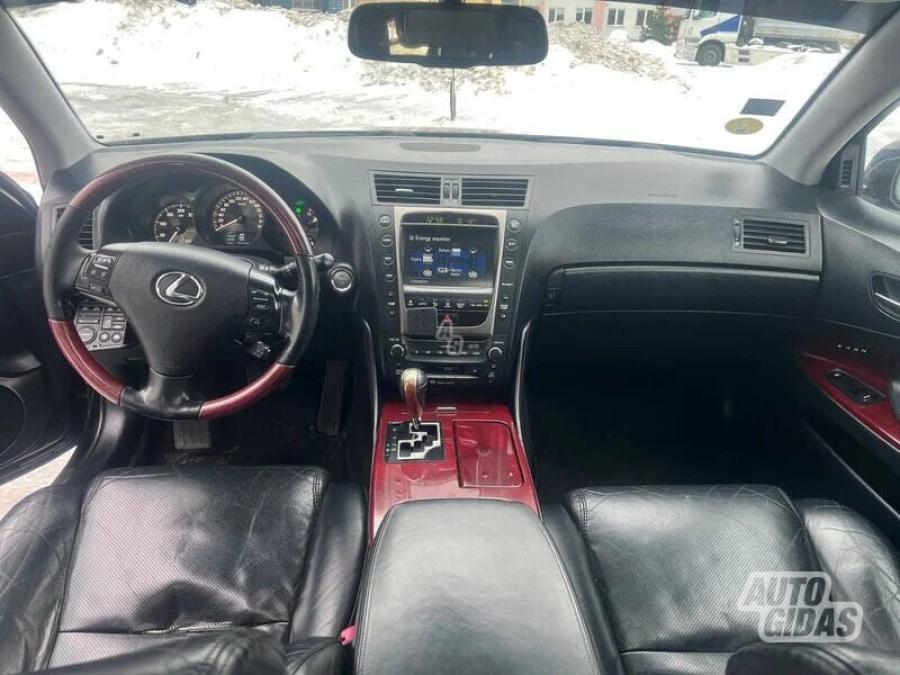 Melns Lexus GS 450h 2006 Viļņa, ar dzinēja tilpumu 3.50 L un nobraukumu 360 tūkst. km par 6600 €, foto 12 vietnē AUTOMOTO.COM.LV